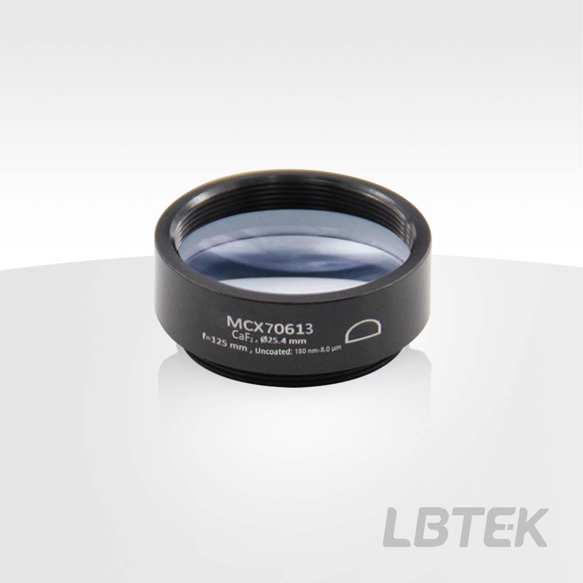 LBTEK-Plano-Convex (PCX) Lenses, CaF2, Uncoated: 200 nm-8.0 μm